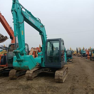 Китай Используемый экскаватор Sk75-8 Crawler Kobelco MIDI, перекупной японский землекоп Kobelco Sk75-8 следа на продаже продается