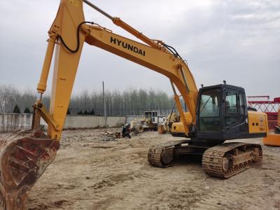 Китай Подержанный гусеничный экскаватор Hyundai R225LC-7, 22,5 т, гидравлический гусеничный экскаватор среднего размера, оригинальная корейская строительная техника продается