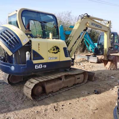 Cina Escavatore idraulico utilizzato Original Korea Machine di Digger Secondhand 6t del cingolo di Hyundai R60-9 in vendita