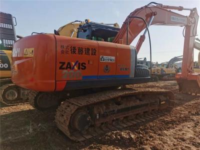 Cina Zappatore idraulico di seconda mano utilizzato della pista del Giappone 20 Ton Crawler Excavator Hitachi Zx 200 di origine con il prezzo economico in vendita