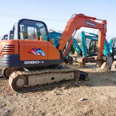 Китай Используемое Crawler землекопа следа Doosan Dh80-7 экскаватора 8t оборудование 8ton Кореи перекупного мини первоначальное продается
