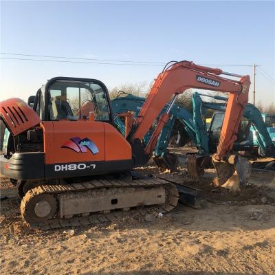 Китай Используемое Crawler землекопа следа Doosan Dh80-7 экскаватора 8t оборудование 8ton Кореи перекупного мини первоначальное продается