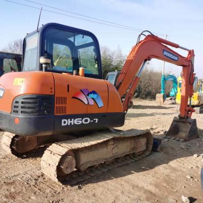 Китай Используемое оборудование мини землекопа следа 6t Doosan Dh60-7 экскаватора первоначального перекупного небольшое изготовленное в Корее продается