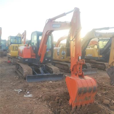 Китай Используемое оборудование мини землекопа следа 6t Doosan Dh60-7 экскаватора первоначального перекупного небольшое изготовленное в Корее продается