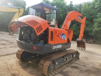 Cina Mini escavatore usato Original Doosan Dh55 Scavatore cingolato 5.5t di seconda mano Made in Korea in vendita