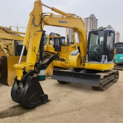 Китай Используемый экскаватор KOMATSU PC78us с брендом большого пальца руки и резинового экскаватора тонны землекопа 7-8 следа перекупного мини японским продается