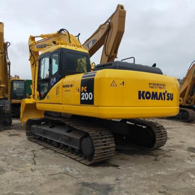Китай Используемый 20 бренд экскаватора 20t следа землекопа Crawler KOMATSU PC200-7 экскаватора тонны перекупной первоначальный японский продается
