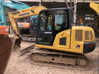 Китай Используемый экскаватор перекупное KOMATSU Crawler KOMATSU PC60-8 землекоп следа MIDI 6 тонн продается