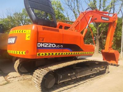 Китай Перекупной экскаватор Doosan Dh220LC-7 Crawler, используемый землекоп 220, оригинал без любого ремонта, используемая машина 100% конструкции в хороших условиях труда на продаже продается