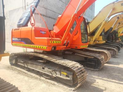Cina Escavatore di seconda mano Doosan Dh 220LC-7, zappatore utilizzato 220, originale senza qualsiasi riparazione, macchina utilizzata del cingolo di 100% della costruzione nella buona condizione di lavoro sulla vendita in vendita