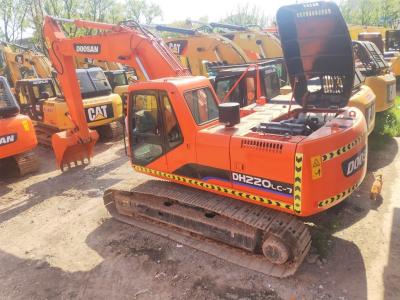 Китай Перекупной экскаватор Doosan Dh220LC-7 Crawler, используемый землекоп 220, оригинал без любого ремонта, используемая машина 100% конструкции в хороших условиях труда на продаже продается