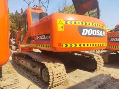 Cina Escavatore di seconda mano Doosan Dh 220LC-7, zappatore utilizzato 220, originale del cingolo di 100% nella buona condizione di lavoro sulla promozione in vendita
