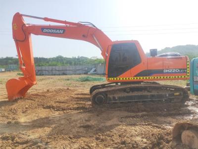 Китай Перекупной экскаватор Doosan Dh220LC-7 Crawler, используемый землекоп 220, оригинал без любого ремонта, используемая машина 100% конструкции в хороших условиях труда на продаже продается