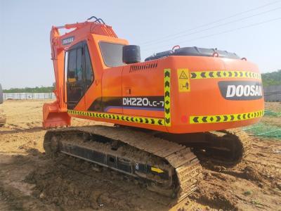 Cina Escavatore di seconda mano Doosan Dh 220LC-7, zappatore utilizzato 220, originale senza qualsiasi riparazione, macchina utilizzata del cingolo di 100% della costruzione nella buona condizione di lavoro sulla vendita in vendita