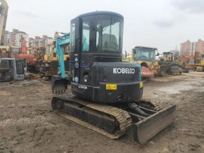 Cina Origin Japan Mini escavatore Kobelco Sk55sr con orari ridotti, escavatore cingolato MIDI Kobelco usato Sk55 Sk60 Sk70 Sk75 in promozione. in vendita