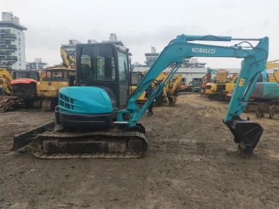 Cina Origin Japan Mini escavatore Kobelco Sk55sr con orari ridotti, escavatore cingolato MIDI Kobelco usato Sk55 Sk60 Sk70 Sk75 in promozione. in vendita