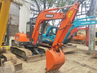 Cina Doosan usato Mini Track Excavator Dh 55 disponibile sulla promozione, piccolo cingolo idraulico originale di seconda mano Digger Dh 55 Dh60 Dh80 sulla promozione in vendita