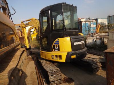 China Escavadeira de segunda mão de 5,5 toneladas Komatsu MIDI Digger PC55 Venda imperdível com preço agradável e alta qualidade. à venda
