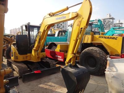 China Escavador PC55 da trilha de segunda mão 5,5 Ton Komatsu MIDI, máquina escavadora PC55 PC56 PC60 PC70 da esteira rolante de Komatus na venda com preço agradável. à venda