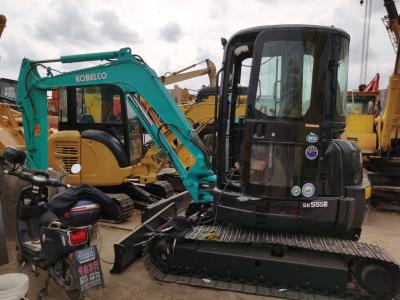 China Origem Japão Mini Digger Kobelco Sk 55sr com baixas horas, máquina escavadora usada Sk da trilha de Kobelco MIDI 55 Sk60 Sk70 Sk75 na promoção. à venda