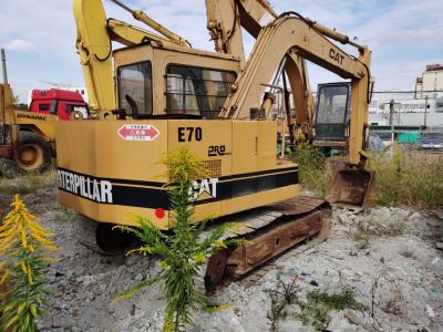Cina La buona condizione economica Giappone Cat Crawler originale E70 ha utilizzato l'escavatore a Shanghai sulla promozione. in vendita