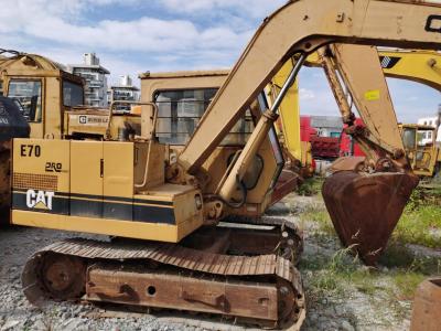 Cina La buona condizione economica Giappone Cat Crawler originale E70 ha utilizzato l'escavatore a Shanghai sulla promozione. in vendita