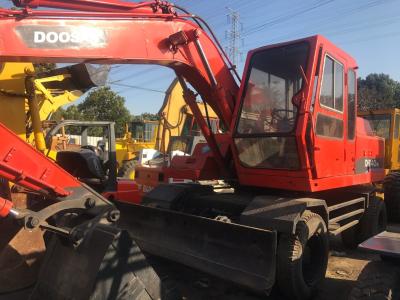 Cina Escavatore coreano utilizzato Doosan Dh 140W-7, Doosan di seconda mano 14 Ton Mobile Excavator Dh 140W-7 Dh150W della ruota sulla promozione in vendita