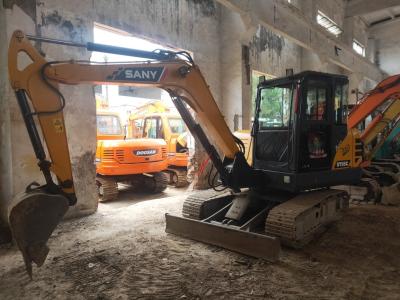 Cina Escavatore cingolato Sy55c usato da 5,5 tonnellate in buone condizioni a un prezzo ragionevole. Escavatore cingolato usato Sy55c in promozione con pezzi di ricambio gratuiti in vendita