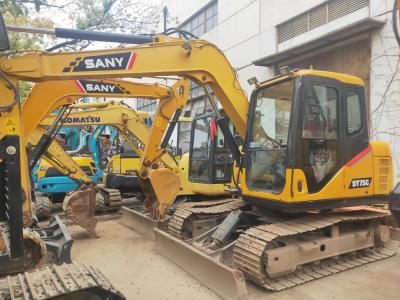 Cina 7,5 escavatore utilizzato del cingolo di Ton Sy 75c in buone condizioni sulla promozione. Pista usata Digger Sy 75c sulla promozione con i pezzi di ricambio liberi in vendita