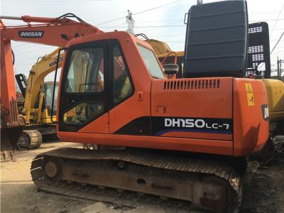 Cina Il prezzo economico ha usato la buona qualità di Digger Dh 150 della pista di Doosan 15 Ton Crawler Excavator Dh 150LC-7 in vendita