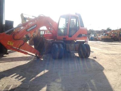 Cina Usato Origine Corea del Sud Escavatore mobile Escavatore gommato Doosan Dh150W in promozione in vendita