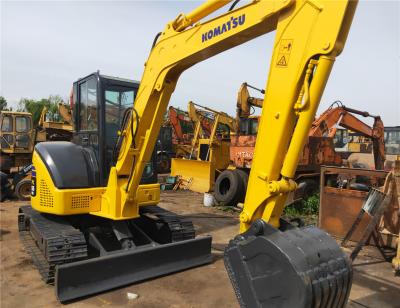 China Máquina escavadora usada da esteira rolante de KOMATSU mini PC55mr na condição de trabalho perfeita com preço de surpresa. KOMATSU de segunda mão PC35mr, máquina escavadora da esteira rolante PC60-7 na venda. à venda