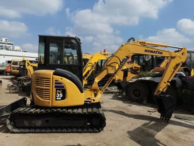 中国 驚かせる価格の大変な働く状態の使用された90%真新しい小松PC35の小型掘削機。中古の小松PC40、PC50、PC55、販売のPC60。 販売のため