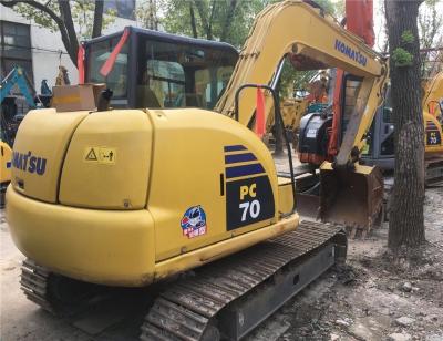 Cina Escavatore popolare Komatsu PC70-8 con monitor a colori LCD, mini escavatore Komatsu PC70 Zx70 307 di seconda mano di origine giapponese in promozione in vendita