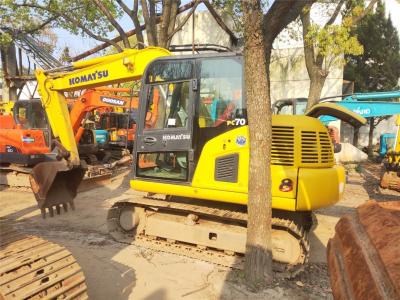 Cina Escavatore utilizzato Komatsu PC70-8 del MIDI di 7 tonnellate sulla promozione, alto efficace escavatore di seconda mano della pista dello zappatore PC70 PC78 del cingolo di KOMATSU da vendere in vendita
