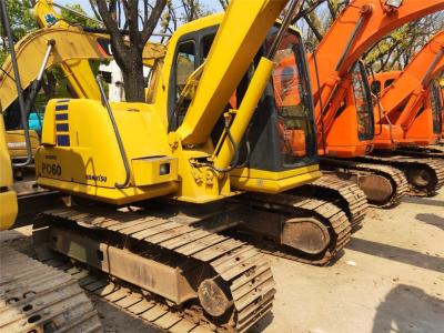 Cina KOMATSU usata Mini Excavator PC60-7 con la prestazione meravigliosa, zappatore idraulico giapponese originale di seconda mano PC55 PC56 PC60 della pista sulla promozione in vendita