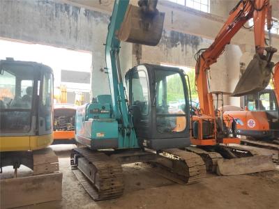 Cina Escavatore cingolato Kobelco MIDI usato Sk75-8, Escavatore cingolato giapponese di seconda mano Kobelco Sk75-8 in vendita in vendita