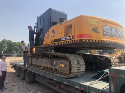 中国 適正価格の完全な状態の使用された中国第1ブランド90%真新しいSany 215c-9のクローラー掘削機。販売の中古のSanyのトラクターの坑夫215c-9。 販売のため