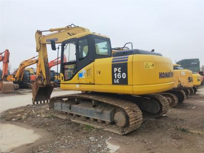 Cina Zappatore medio utilizzato PC160 della pista di Komatsu PC160LC-7 dell'escavatore del Giappone di rendimento elevato sulla promozione in vendita