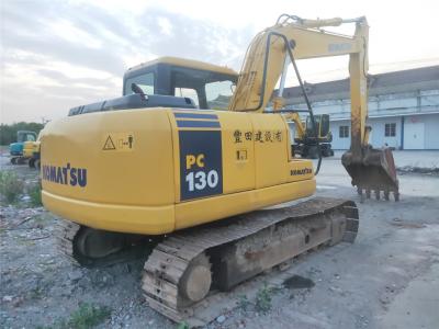 Cina Escavatore superiore Komatsu PC130-7, KOMATSU usata 13 Ton Track Digger del MIDI di vendite da vendere in vendita