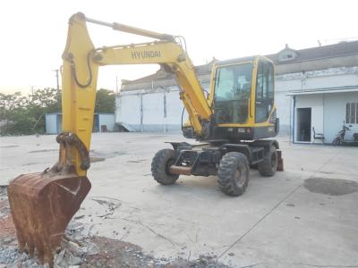 Китай Подержанный Мини Колесный Экскаватор Hyundai R60W-7 в продаже продается