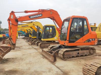 China Het gebruikte 8 Tweedehandse Spoor Digger Low Price van Ton Crawler Excavator Original Doosan Dh80 en Goede Voorwaarde voor Verkoop Te koop