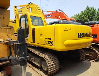 Cina Escavatore da vendere, zappatore famoso di seconda mano PC220-6 di KOMATSU PC220-6 di stato di bene usato della pista di KOMATSU di marca sulla promozione in vendita