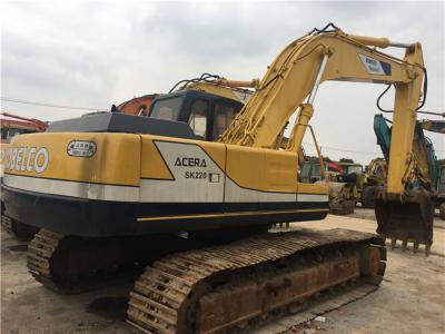 China Escavadeira Kobelco Sk220 usada em excelente estado com preço razoável. Escavadeira de esteira Kobelco Sk210 Sk230 Sk250 Sk260 Sk350 de segunda mão em promoção à venda