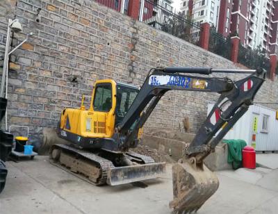 China Máquina escavadora usada da esteira rolante de Volvo Ec55b na condição de trabalho perfeita com preço razoável. Escavador hidráulico da trilha da construção de segunda mão de Volvo Ec55b na venda. à venda