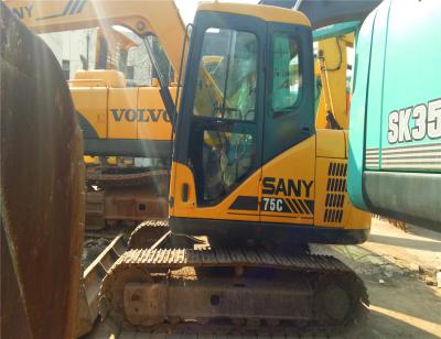Cina 7,5 escavatore utilizzato del cingolo di Ton Sy 75c in buone condizioni con il prezzo ragionevole. Pista usata Digger Sy 75c sulla promozione con i pezzi di ricambio liberi in vendita