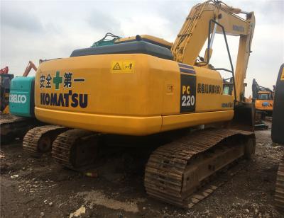 Cina Migliore escavatore utilizzato PC220-7 con i pezzi di ricambio liberi di 1 garanzia di anno, zappatore PC210 PC200 PC220 del cingolo di KOMATSU di selezione di marca della pista sulla promozione in vendita