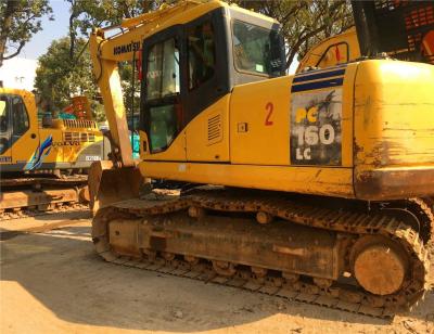 Cina Escavatore Komatsu giapponese di fabbricazione della società mista PC160LC-7, escavatore cingolato Komatsu usato di alta qualità PC120 PC130 PC160 PC200 PC210 PC220 PC230 PC240 in vendita in vendita
