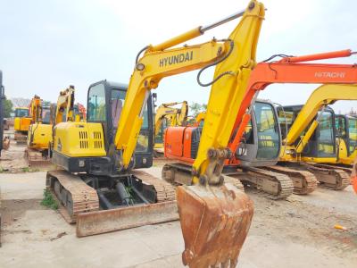 China De gebruikte Hydraulische Machine Mini Digger Hyundai r60-7 van het Bouwmateriaal Goedkope de Prijs Goede Voorwaarde van het Kruippakjegraafwerktuig R80 Te koop