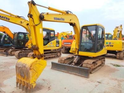 Cina Vendita calda dell'escavatore cingolato Komatsu PC60-7 usato, escavatore cingolato MIDI Komatsu da 6 tonnellate di seconda mano PC55 PC56 PC60 PC70 PC78 Prezzo basso Buone condizioni in vendita